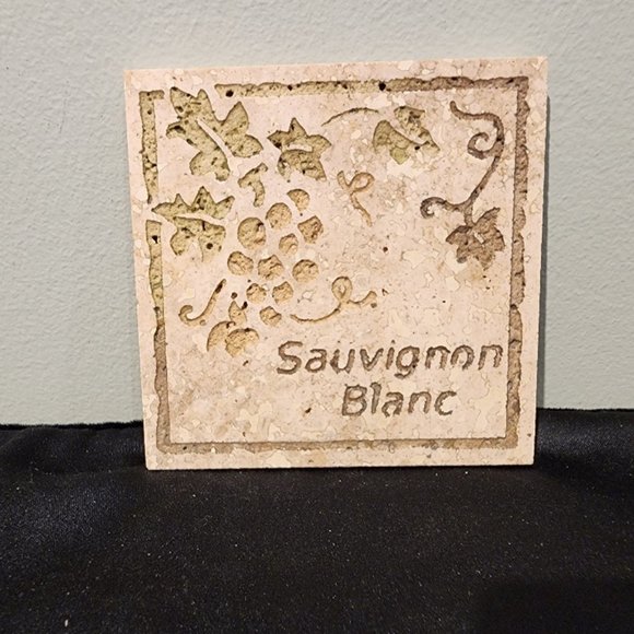 Art | Vintage Sauvignon Blanc Wine Tile | Poshmark